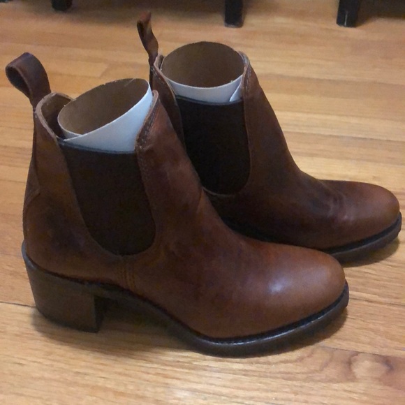 Frye | Shoes | Frye Sabrina Chelsea Boot In Cognac | Poshmark